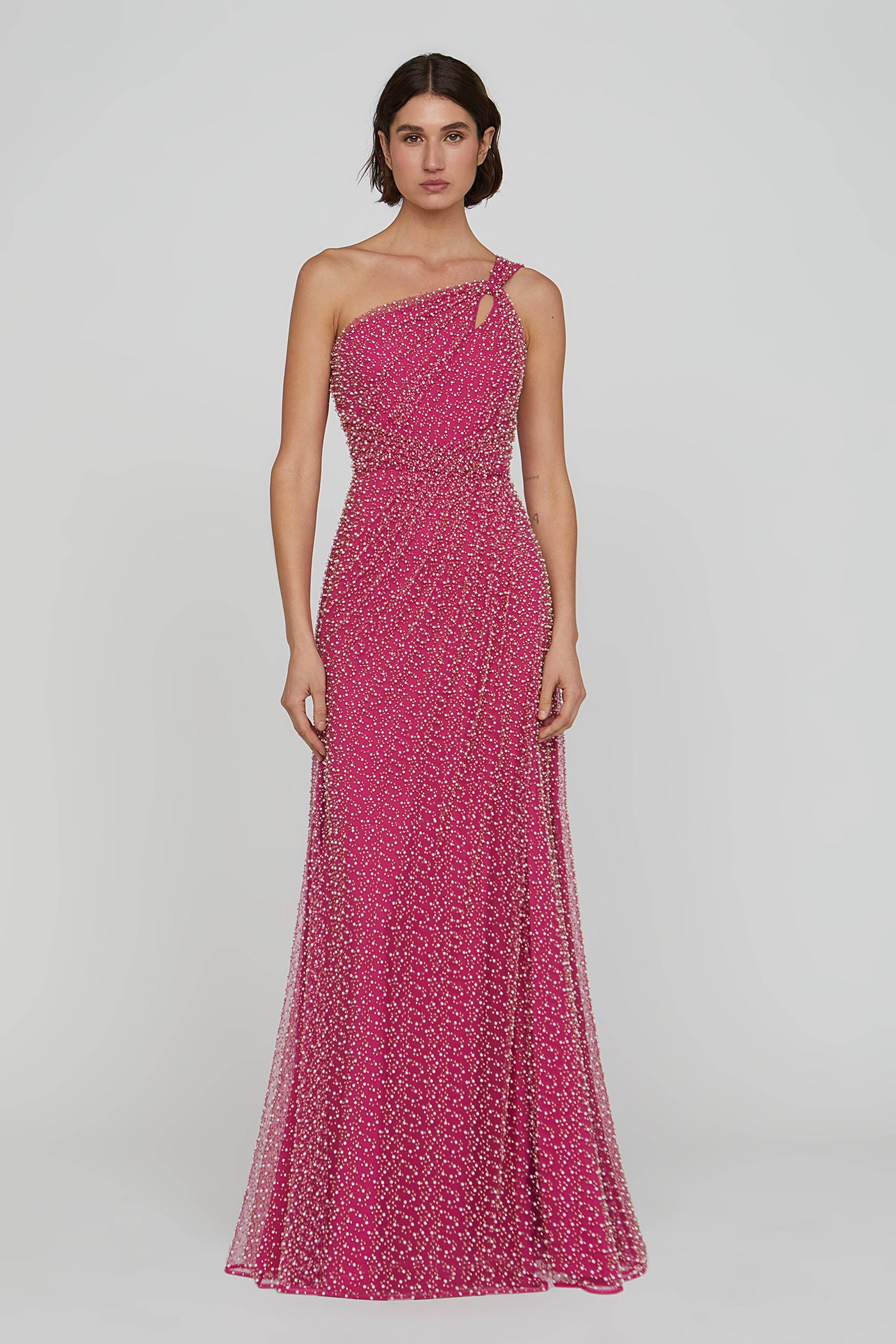 Amber Twist A Line Gown – THEIA