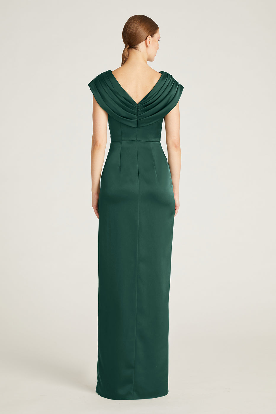 Acari Satin Column Gown – THEIA