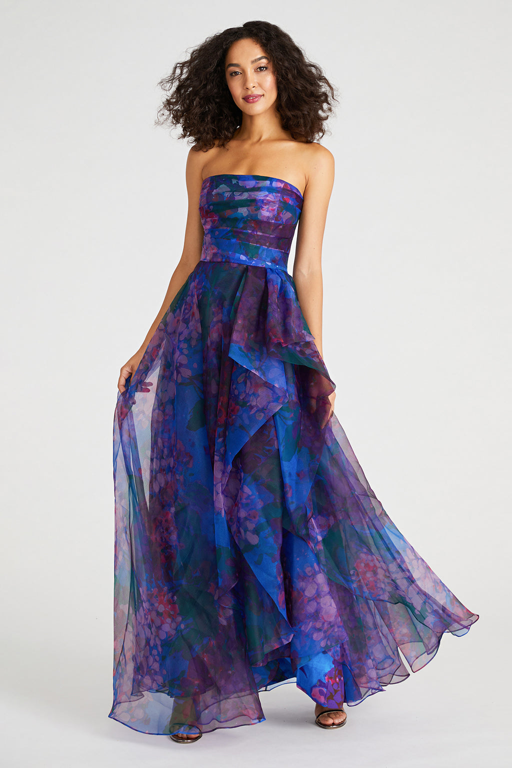 Dorian Strapless Gown – THEIA