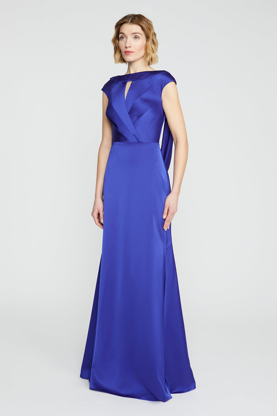 Zaria Cowl Back Gown – THEIA