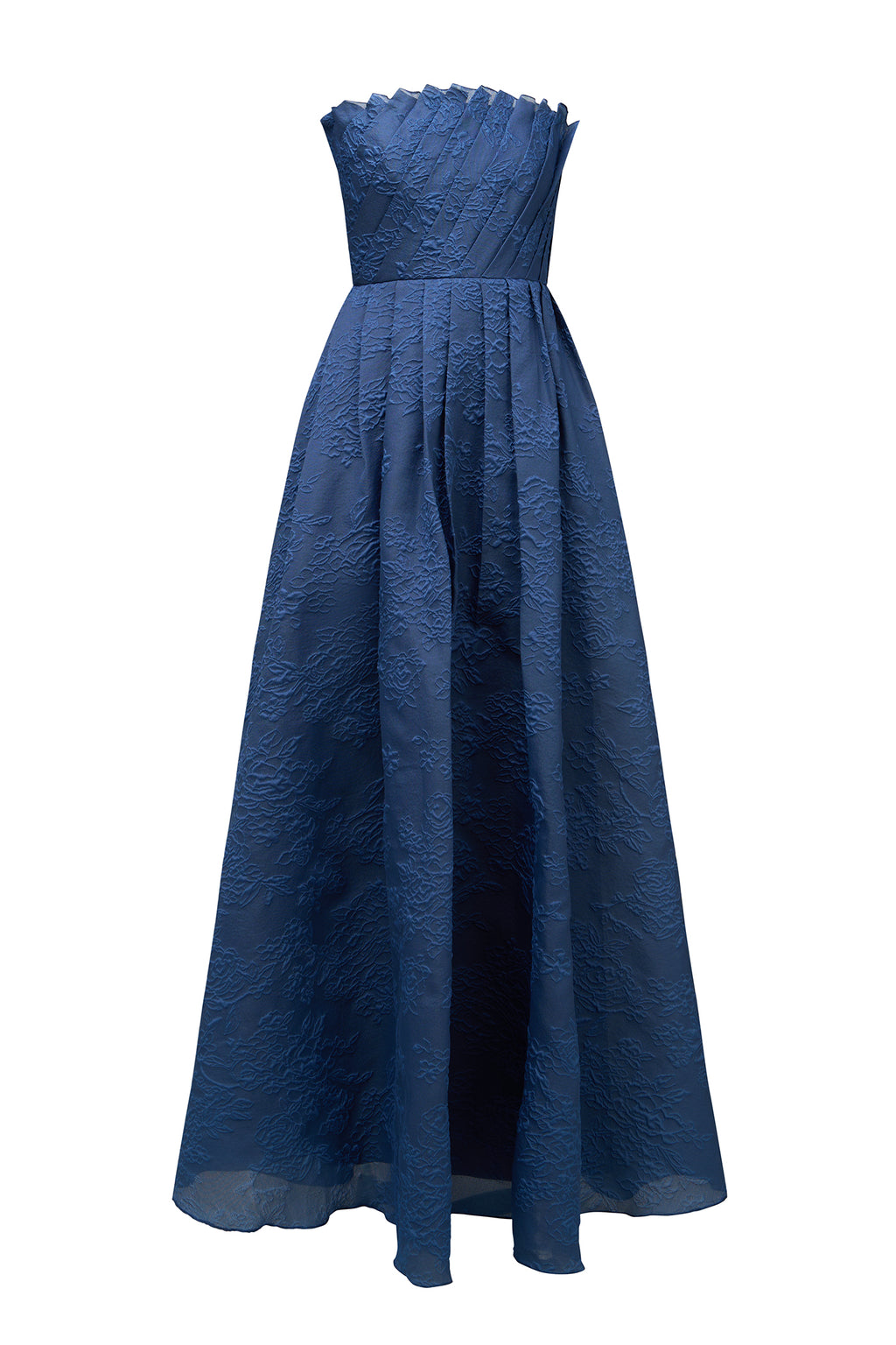 Mariana Fan Fold Bodice Gown – THEIA