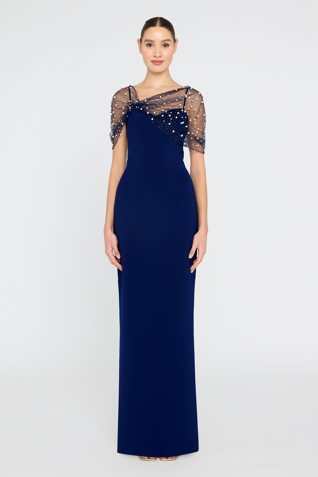 Louella Pearl Shawl Gown – THEIA