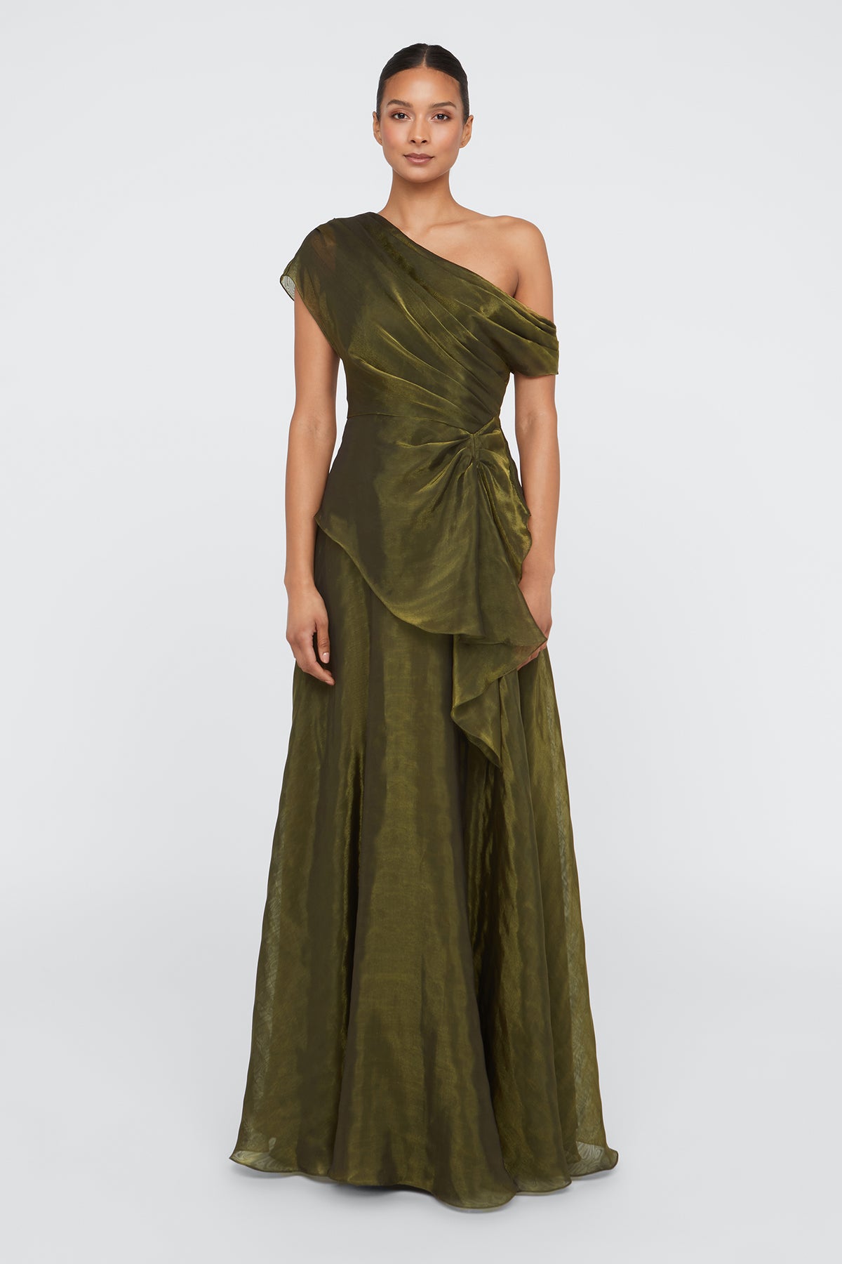 Avalina Organza Lame Gown – THEIA