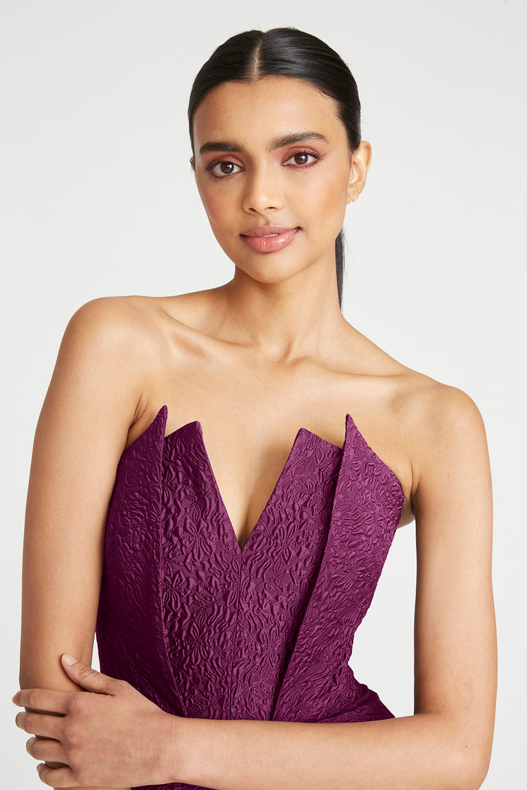 Imogen Strapless Gown – THEIA