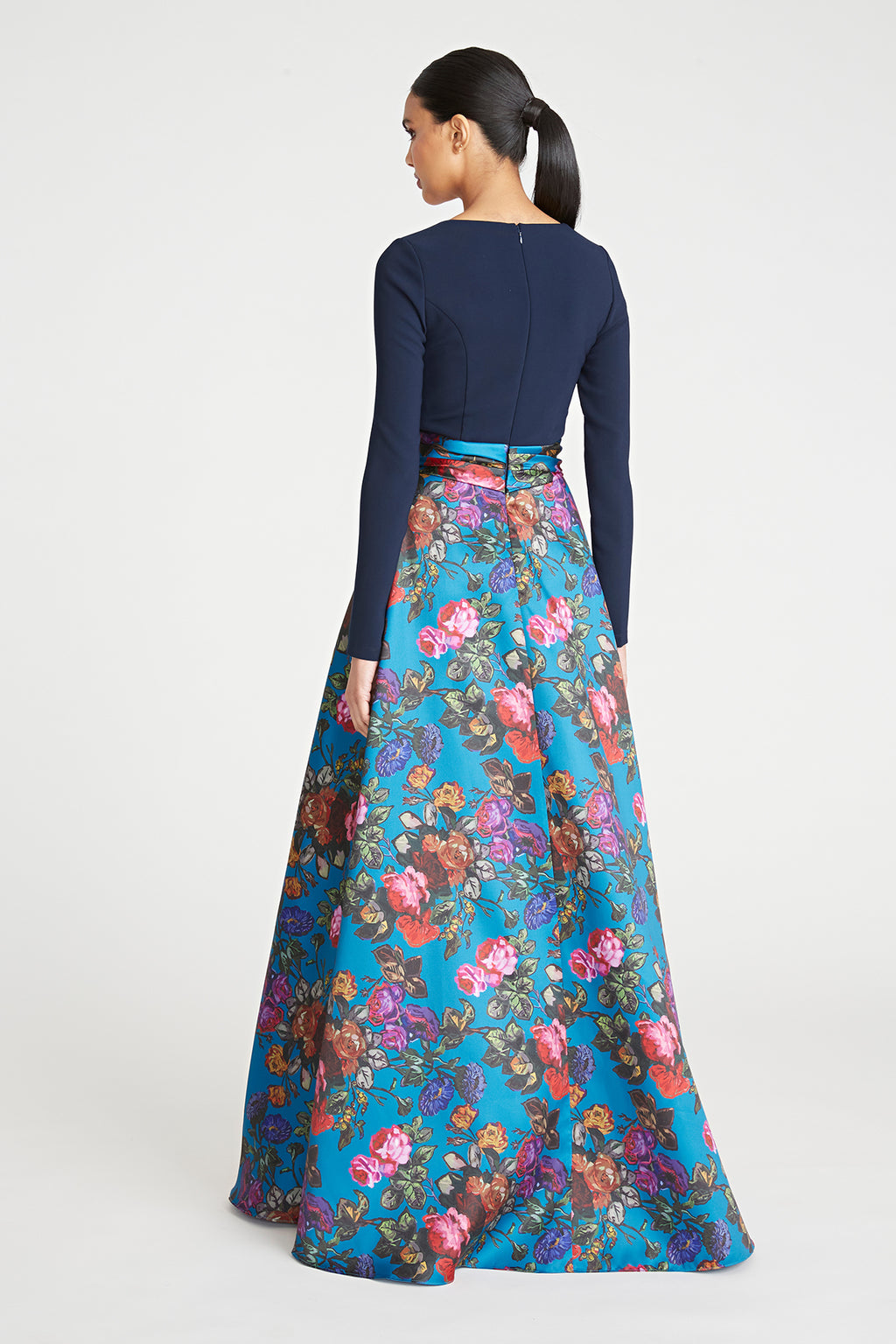 Tabitha Long Sleeve Gown – THEIA